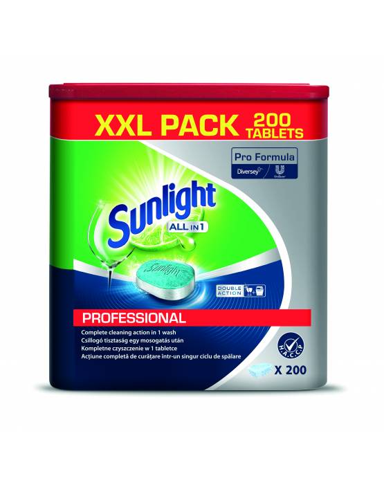 Sunlight Professional Dishwasher Tablets All in 1 » Pro Formula By ...