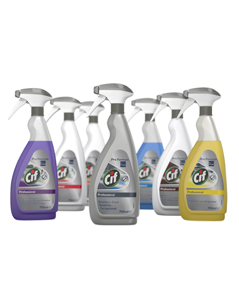 Cif Professional 2in1 Kitchen Cleaner Disinfectant Spray | Industrial ...